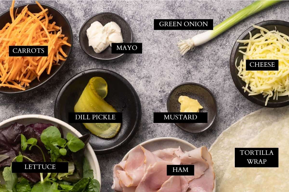 Easy & Quick Ham and Cheese Wraps Recipe: Quick Lunch - 2025